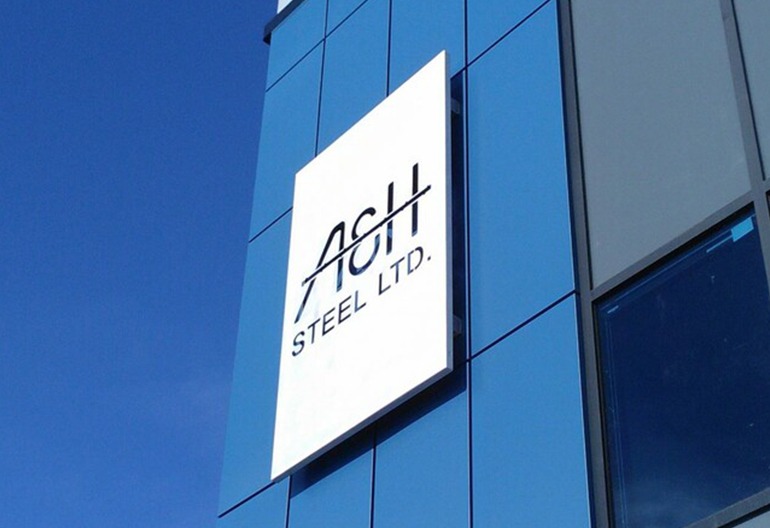 A&H Steel Exterior Signage - Behrends Group