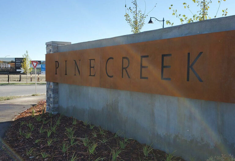 Pinecreek Entrance Feature - Behrends Group