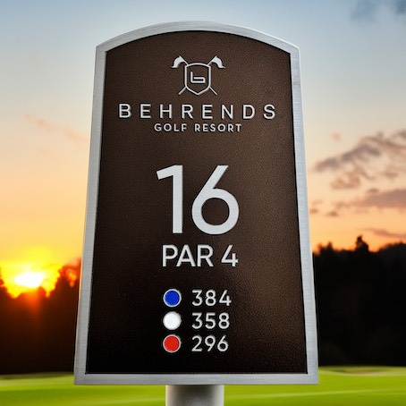 Golf Course Signage - Behrends Group